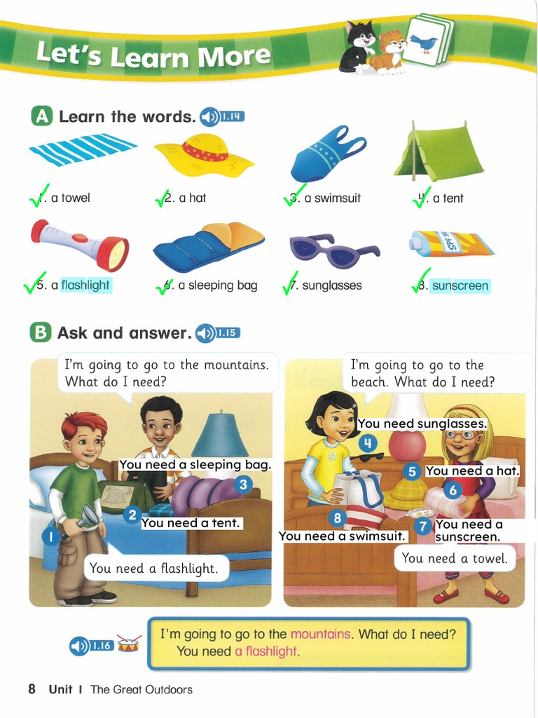 Lesson 122. Unit 1. Page 8-11 | PDF