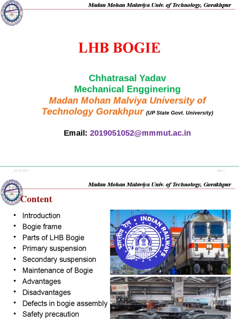 MMMUT PPT Template | PDF | Rolling Stock | Wheeled Vehicles