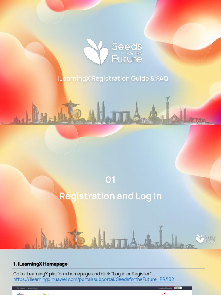 iLearningX Registration & Login Guide | PDF | Login | Computing