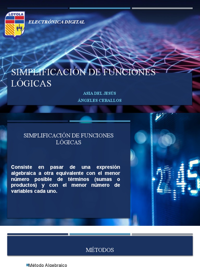 Simplificación de Funciones Lógicas | PDF | Informática | Lógica matemática