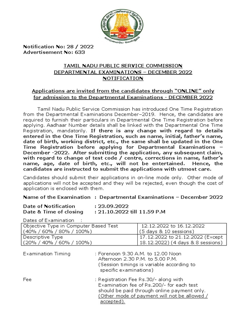Notification English Dec 2022 | PDF | Disability | Payments
