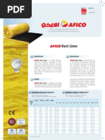 KIMMCO Duct Insulation Data Sheet | PDF | Duct (Flow) | Thermal Insulation
