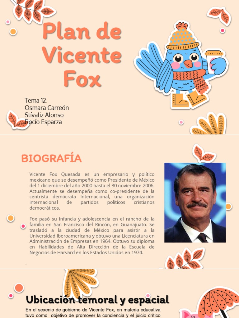 Plan de Vicente Fox | PDF | México