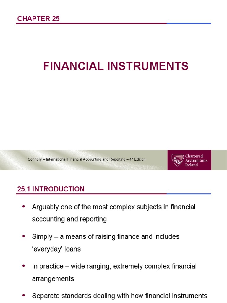 Financial Instruments in Accounting | PDF | Financial Risk | Fair Value