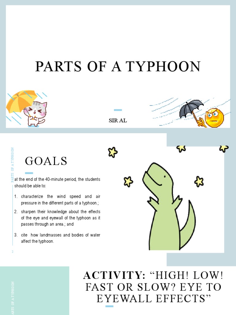 Parts of A Typhoon | PDF | Tropical Cyclones | Eye (Cyclone)