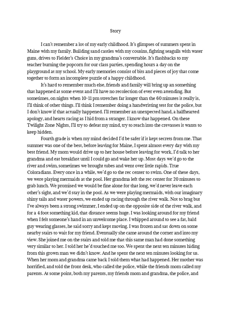 Story Rough Draft | PDF