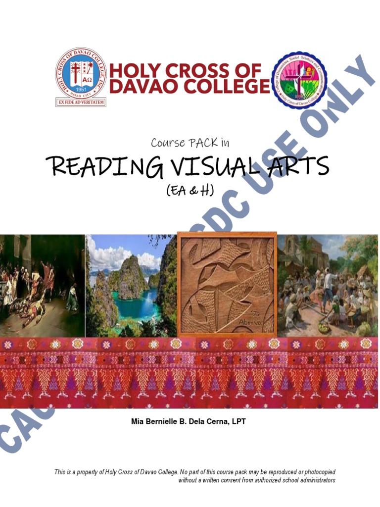MODULE 1 - EA&H - Reading Visual Arts | PDF | The Arts | Composition (Visual Arts)