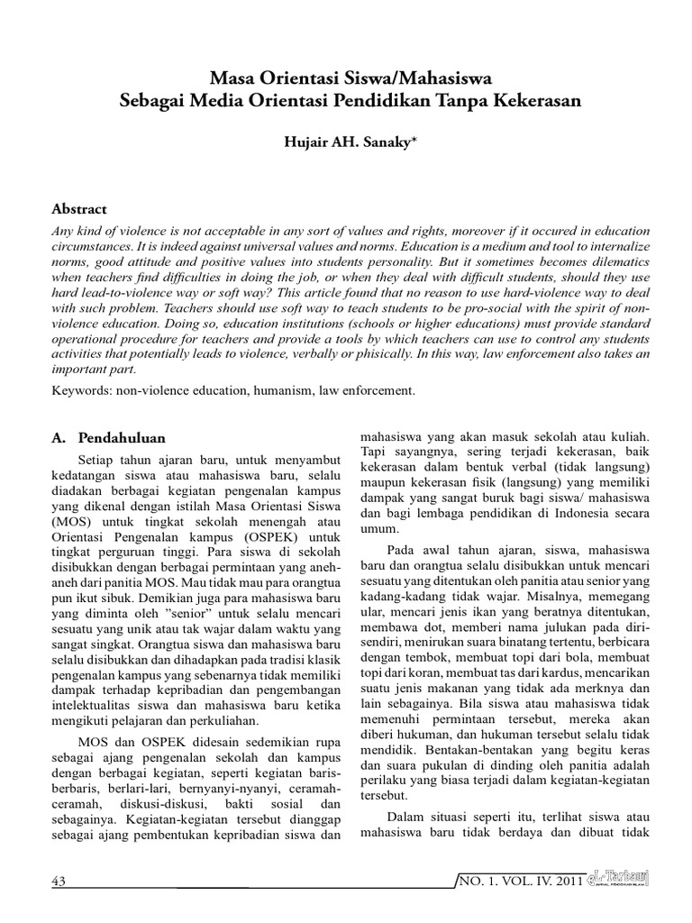 Orientasi Peserta Didik | PDF