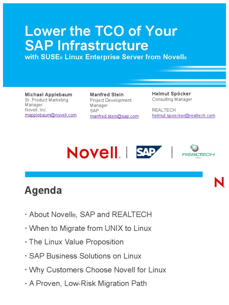 Unix To Linux Migration in Sap Data Centers | PDF | Linux | Sap Se