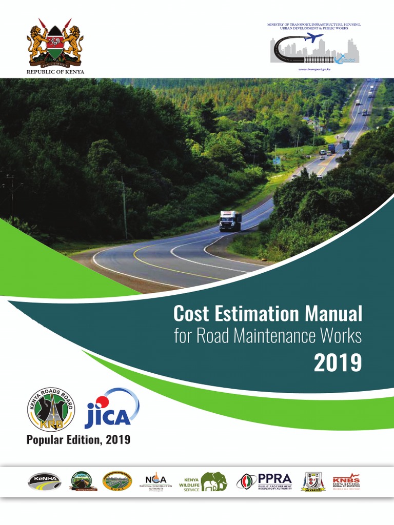 Cost Estimation Manual 2019 - Popular Edition | PDF | Road Surface | Road