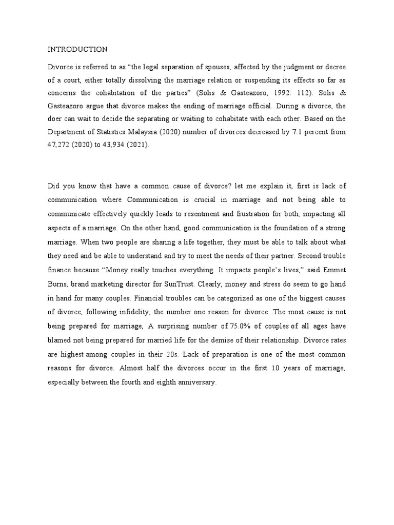 Informative Speech Laila | PDF | Divorce | Mental Health