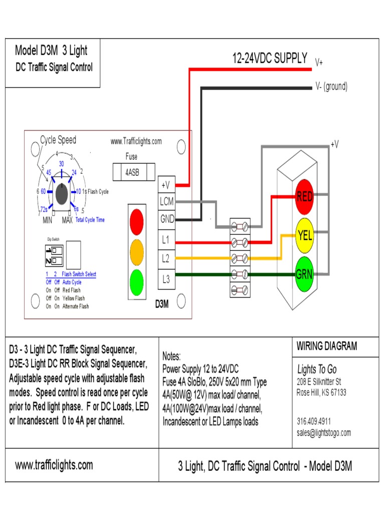 D3M Wire | PDF | Traffic Light | Electronics
