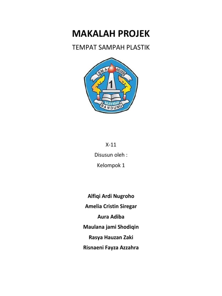 Tempat Sampah Botol Plastik: Solusi Daur Ulang | PDF | Sains & Matematika