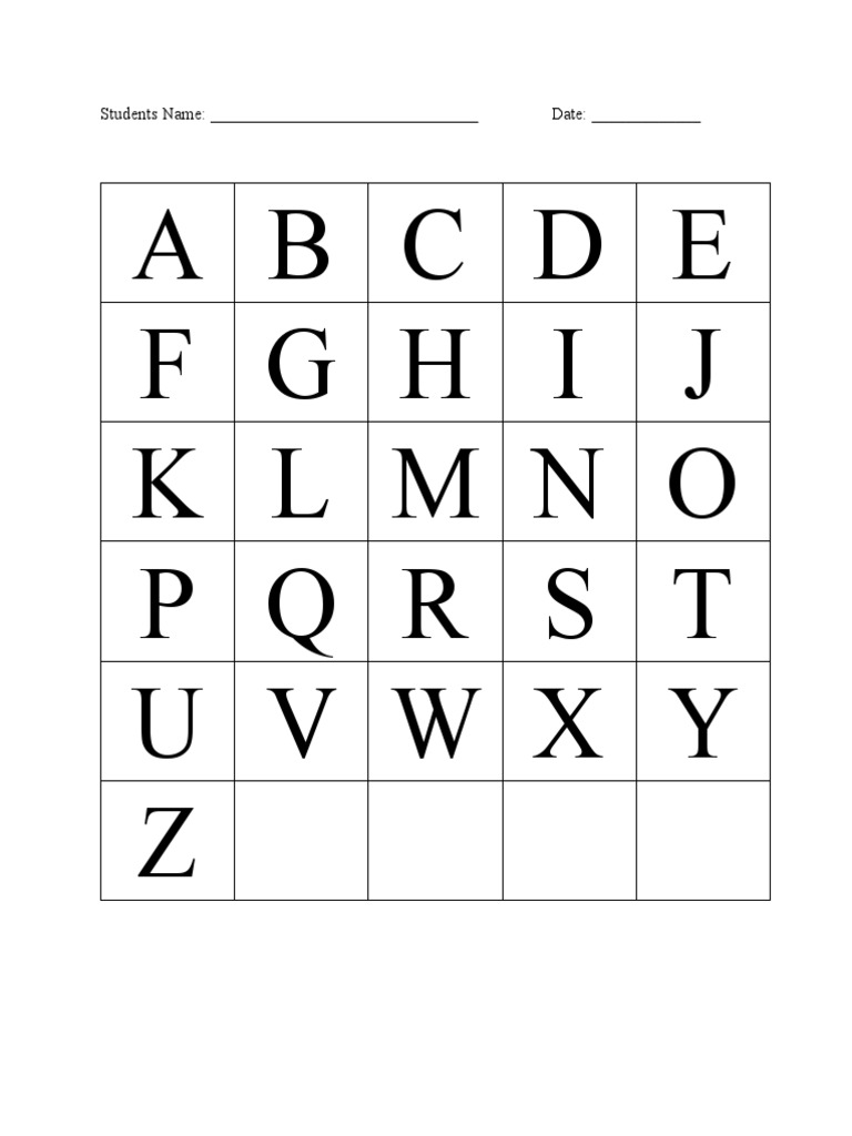 Letter Sound Data Chart | PDF