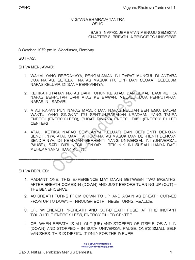 Osho VBT 3 | PDF | Agama & Spiritualitas