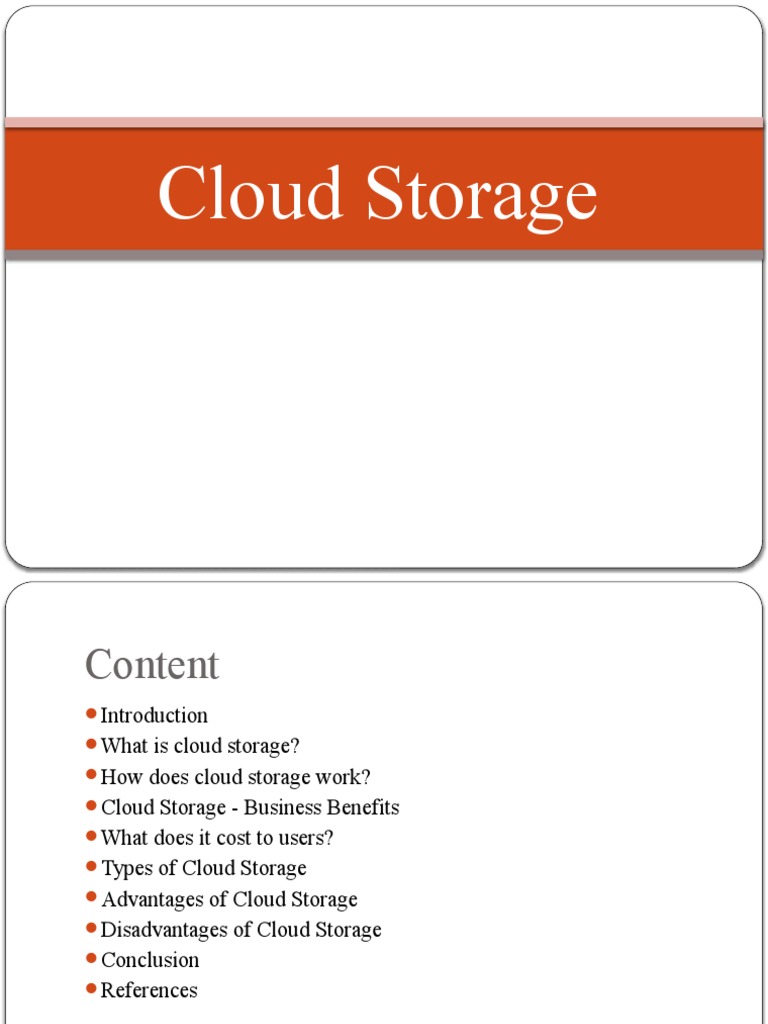 Cloud Storage | PDF | Cloud Computing | Computer Data Storage