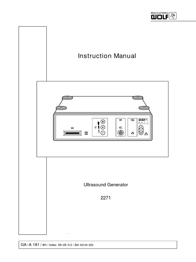 Richard Wolf 2271 | PDF | Electrical Connector | Electromagnetic Interference