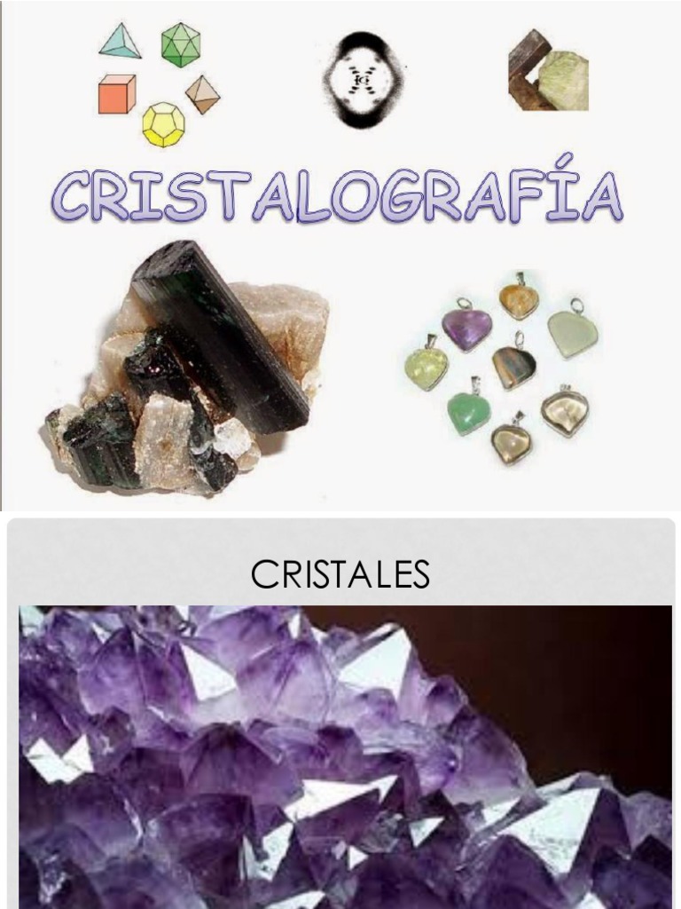 01 Cristalografia | PDF | Cristal | Cristalografía