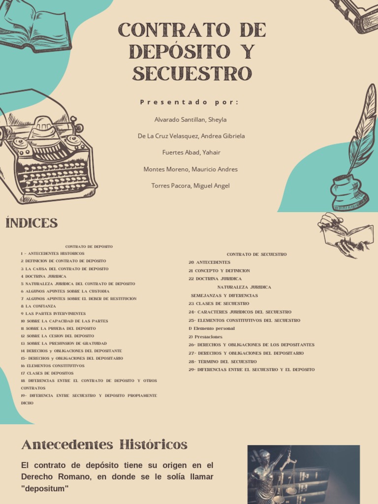 Presentación Trabajo de Literatura Versátil Elegante Tono Crema y Turquesa | PDF ...