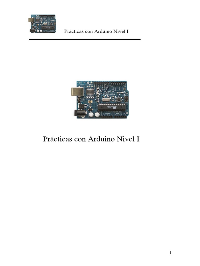 Prácticas Con Arduino Nivel I B | PDF | Sensor | Estructura de datos de matriz