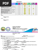 3 Way Format of TOS | PDF | Grammatical Tense | Linguistics