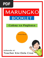 Marungko Booklet (Part 1) | PDF
