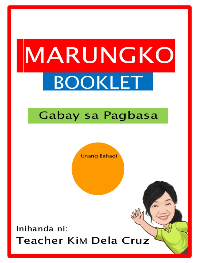Marungko Booklet 1 | PDF