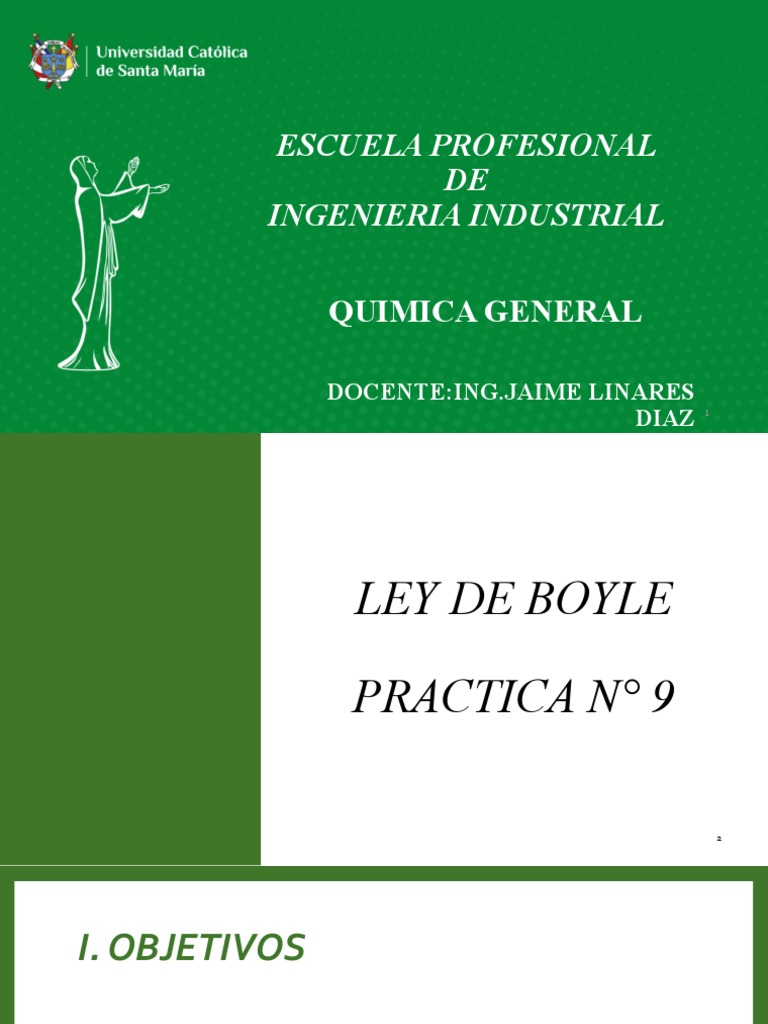 Practica 9 - Ley de Boyle | PDF