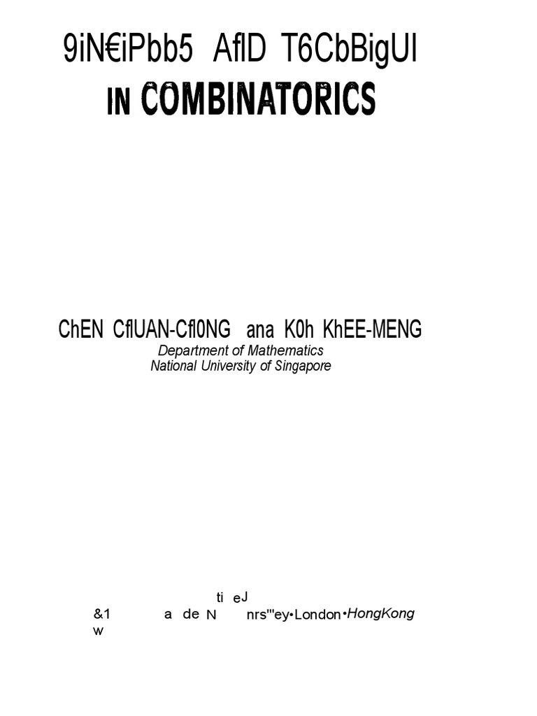 Principles and Techniques in Combinatorics Ebooknbsped 981436567x ... Principles and Techniques in Combinatorics Ebooknbsped 981436567x ...