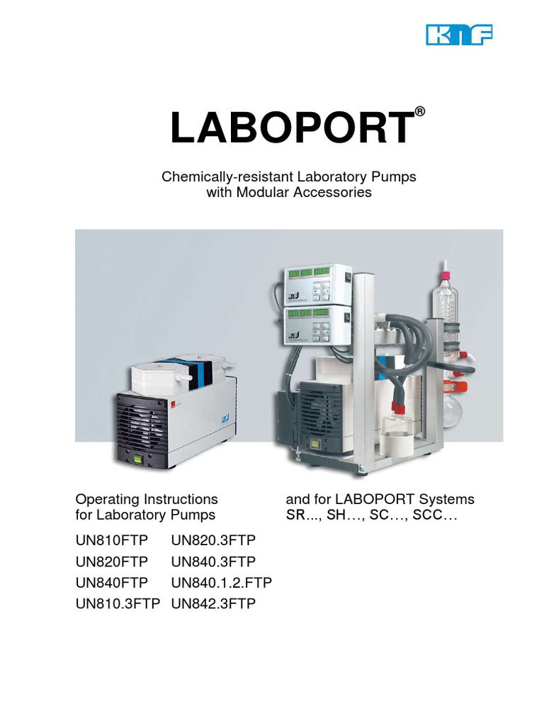 OpManual Lab Laboport UN 810-820-840 Series FTP KNF USA | PDF | Mains ...