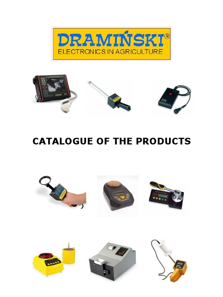 Draminski Agricultural Electronics Catalog | PDF | Image Scanner | Cereals
