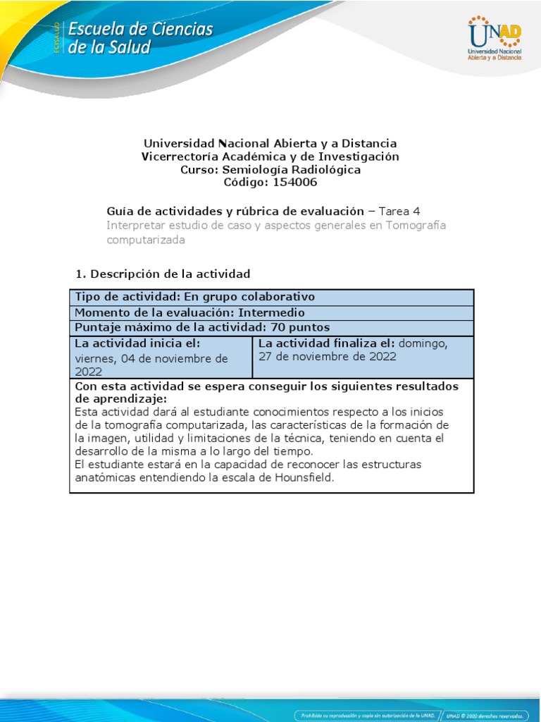 Guía de Actividades y Rúbrica de Evaluación - Tarea 4 - Interpretar Estudio de Caso y Aspectos ...