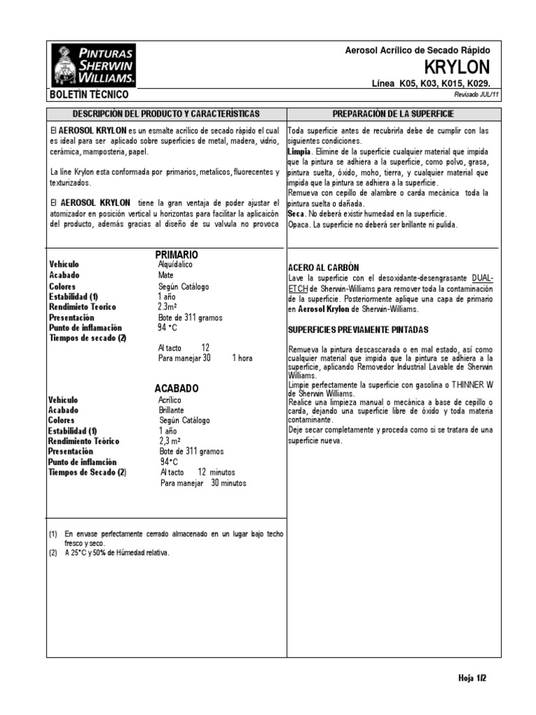 Krylon | PDF | Pinturas