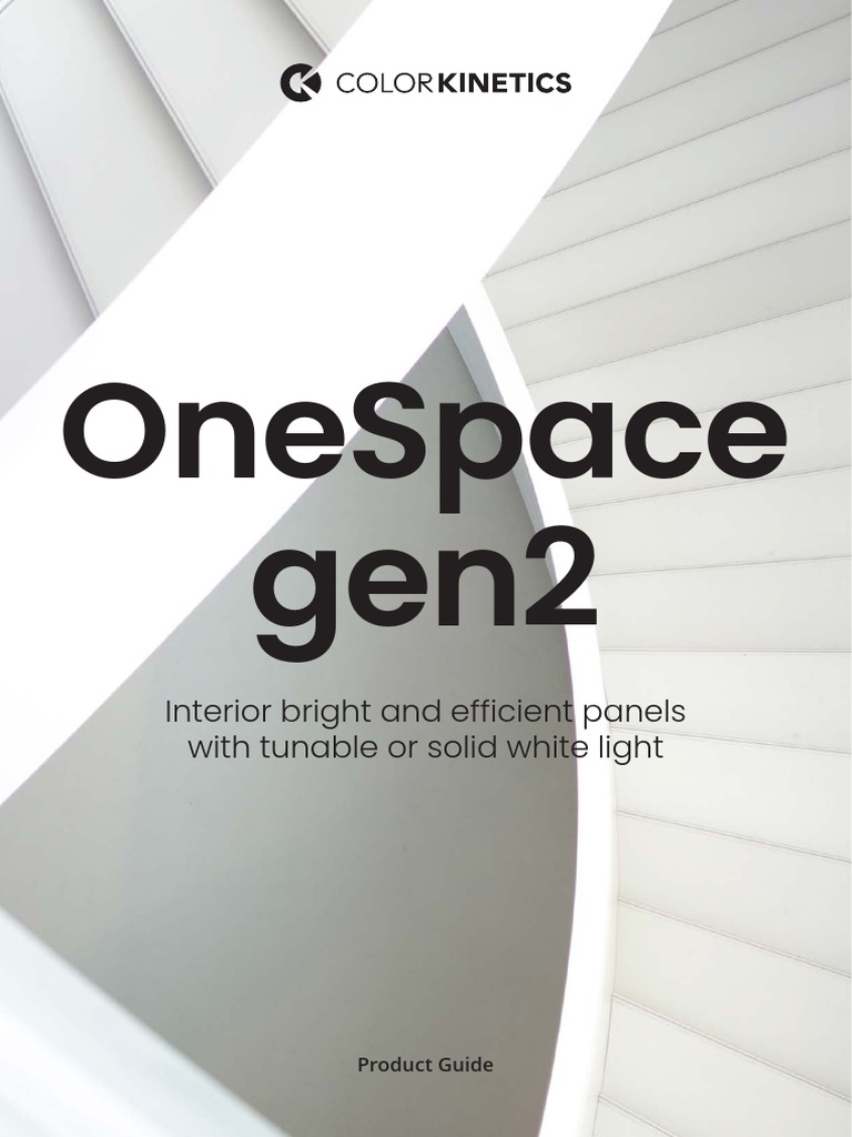 Onespace Gen2 Product Family Guide | PDF | Lighting | Extrusion