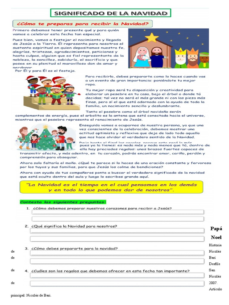 LECTURAS de Navidad | PDF