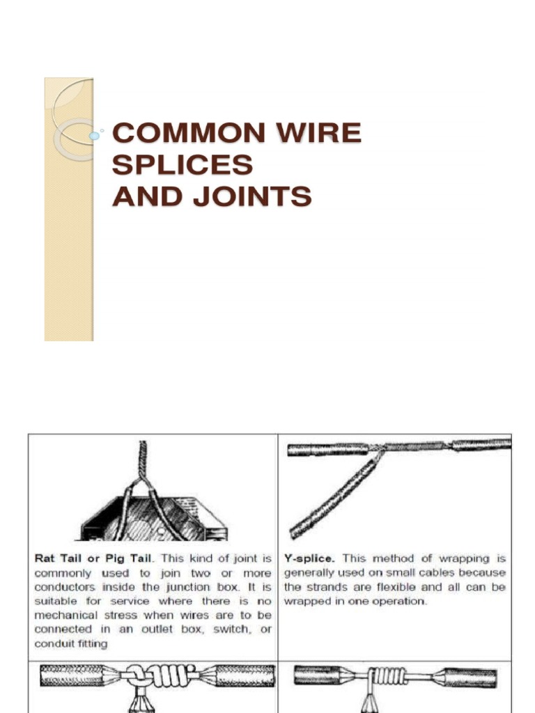 5.Common Wire Splices | PDF