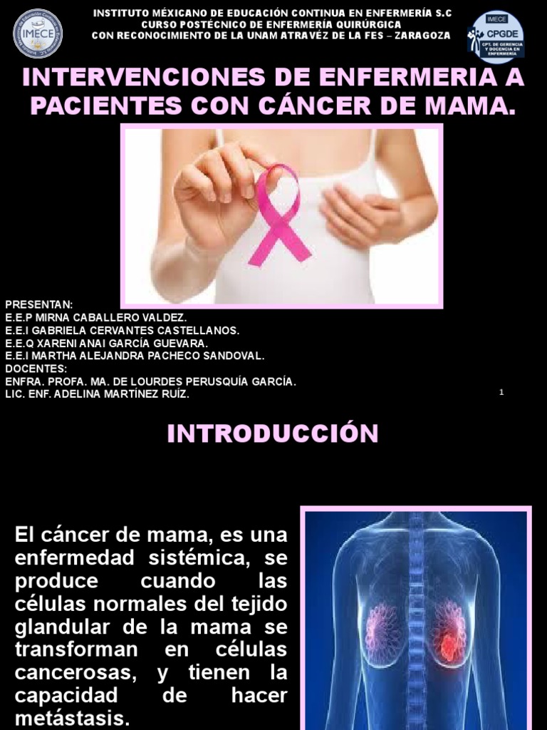 CaMama Presentacion Final | PDF | Metástasis | Cáncer