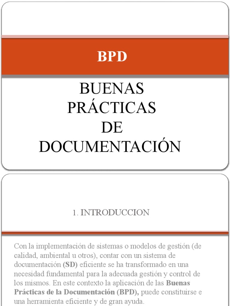 Buenas Prácticas de Documentación | PDF | Información
