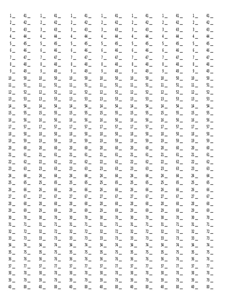 Hoja Tests - 80 | PDF