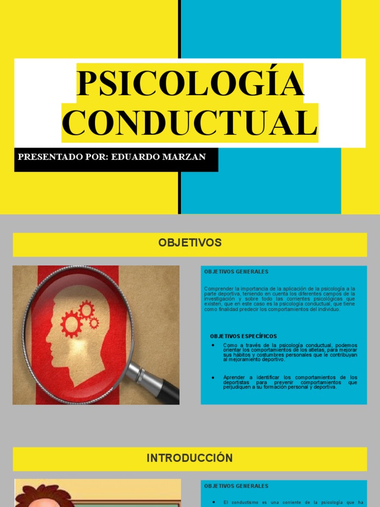 Psicología Conductual | PDF | Behaviorismo | Sicología