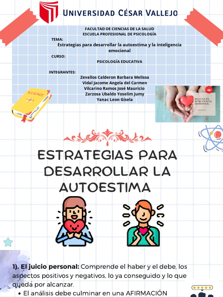 Estrategias para Desarrollar La Autoestima y La Inteligencia Emocional ...