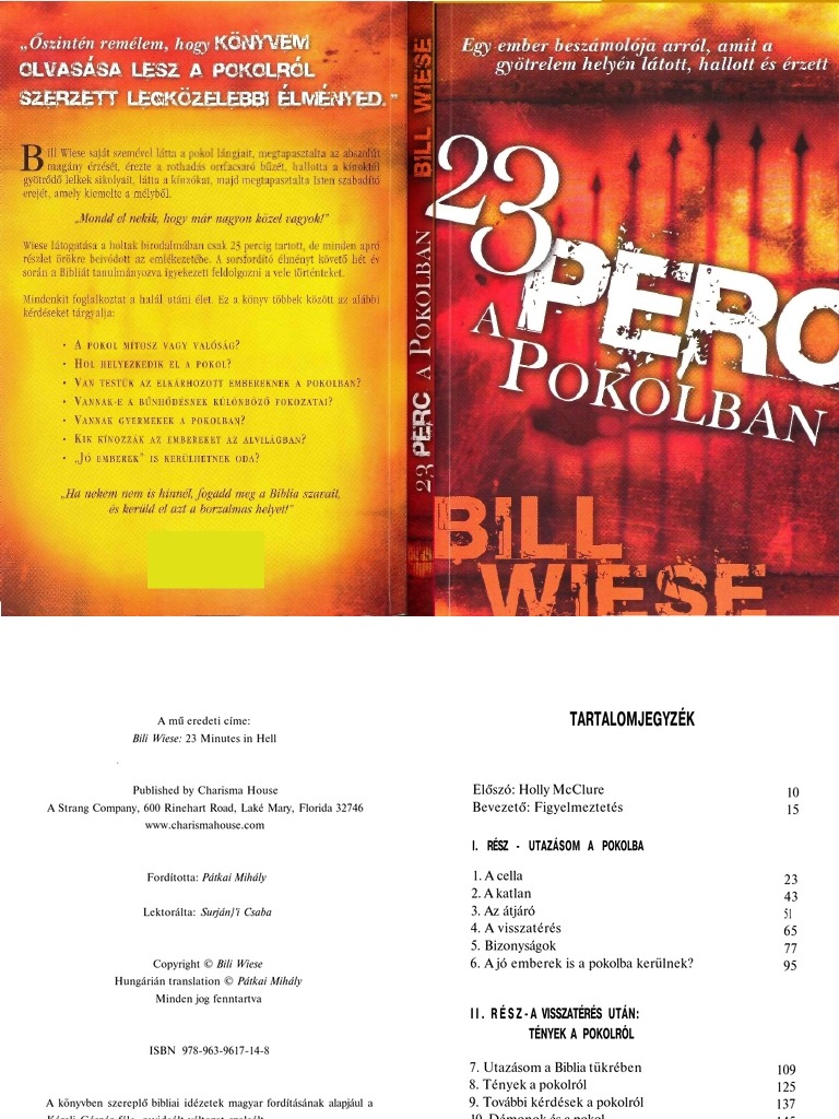 23 Perc A Pokolban | PDF