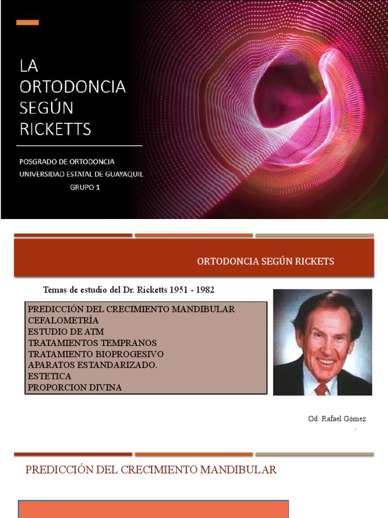 Ortodoncia Según Ricketts Grupo 1 Unificado | PDF | Ortodoncia ...