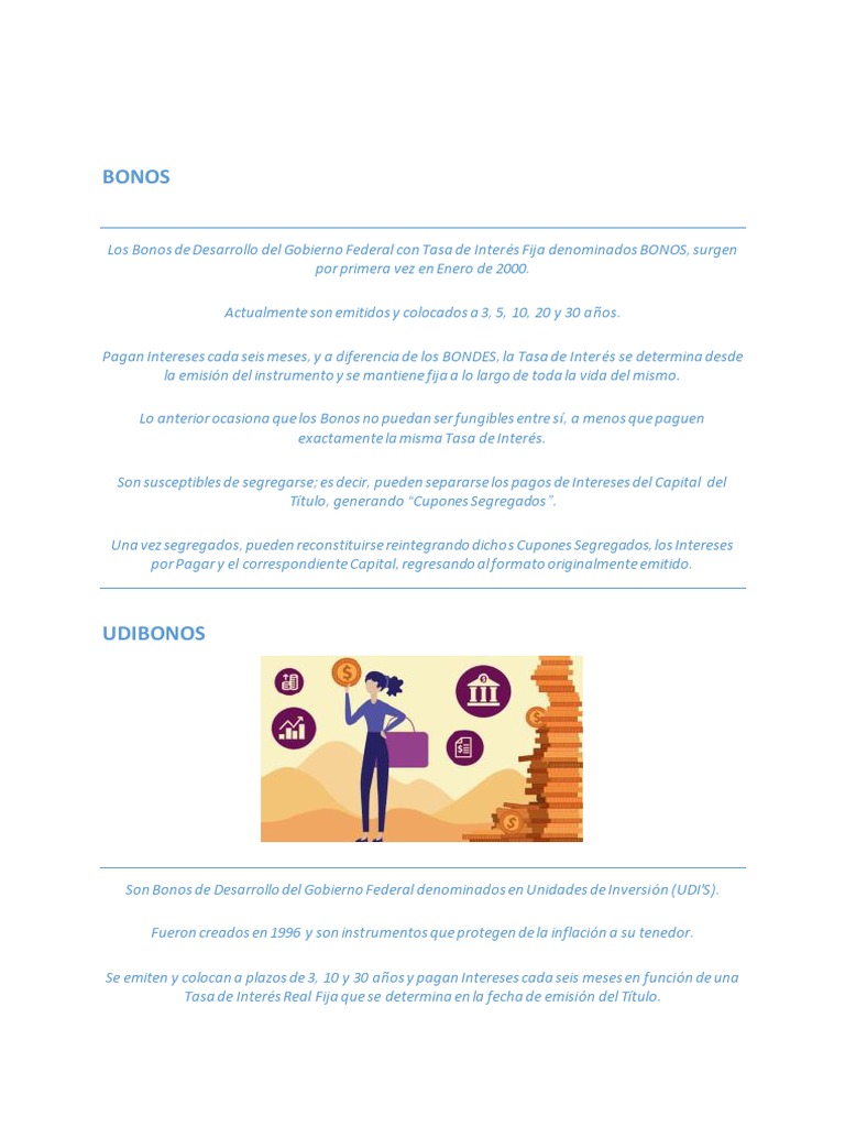 Bonos de Desarrollo del Gobierno Federal | PDF | Interés | Tasas de interés