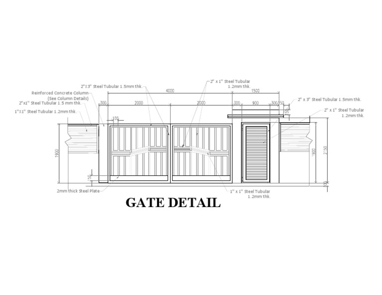 Gate Detail | PDF