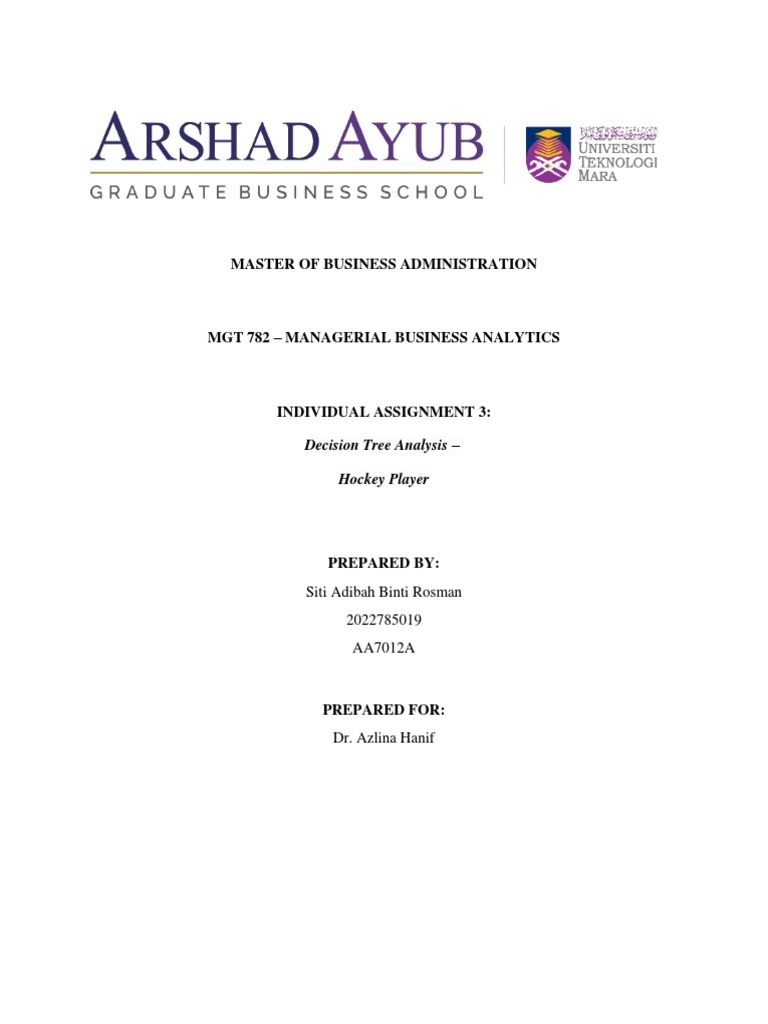 Decision Tree Analysis | PDF | Teaching Methods & Materials