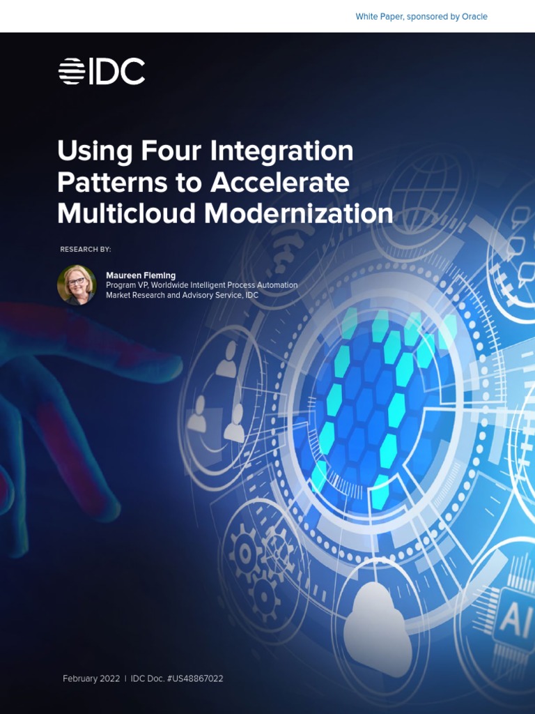 Idc Report Multicloud Integration | PDF | Cloud Computing | Representational State Transfer