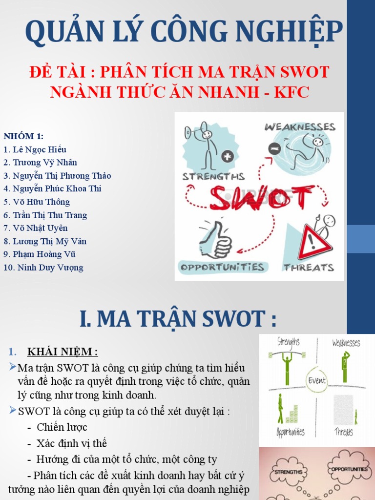 (123doc) Phan Tich Swot Ung Dung Vao KFC | PDF