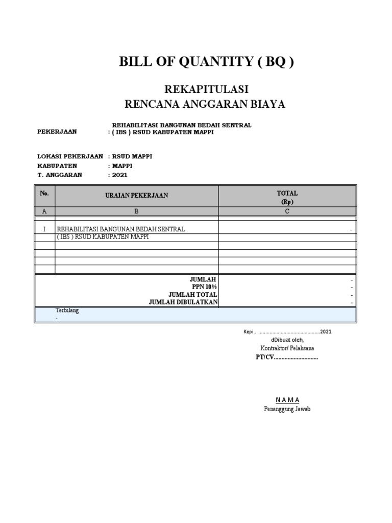Ruang Operasi BQ Lama | PDF
