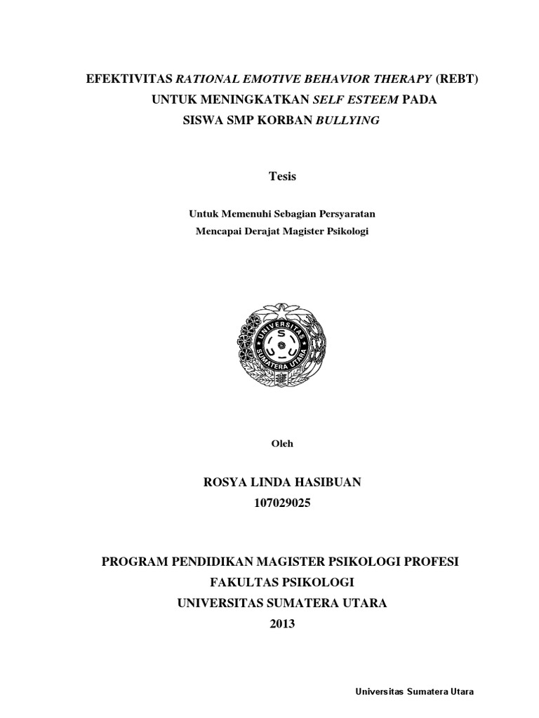 Terapi Behavior Untuk Buliying | PDF